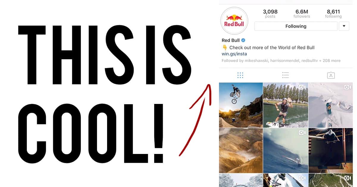 Awesome Red Bull Instagram Story!